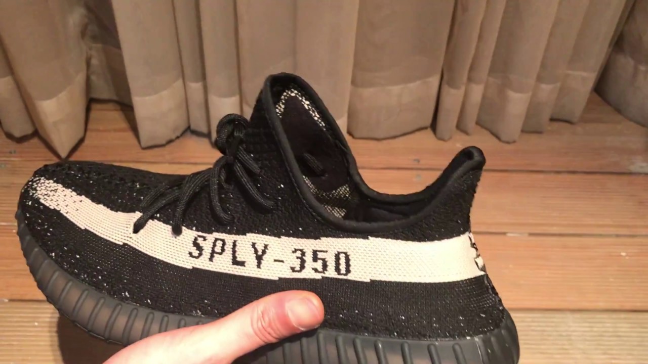 YEEZY BOOST 350 V2 BLACK WHITE | Oreos Unboxing Review | googlecoco.com ...