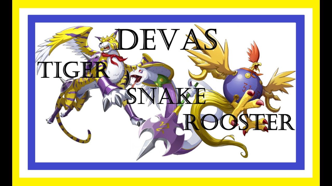 Digimon Tamers Devas 1 - Mihiramon, Sandiramon and Sinduramon - YouTube