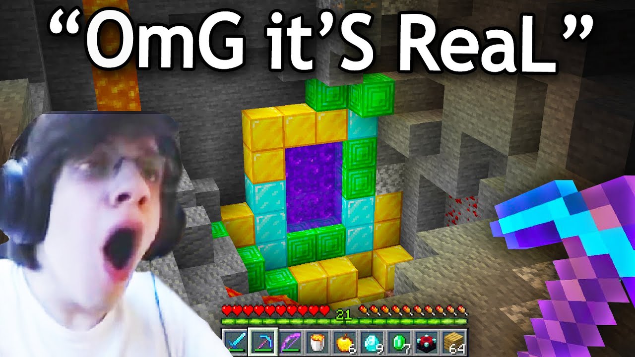 Reacting to The FUNNIEST FAKE Minecraft Speedruns... - YouTube