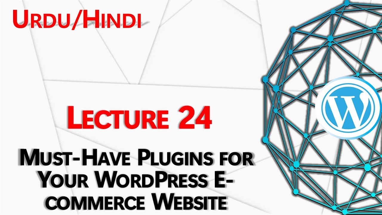 Lecture 24 - Must-Have Plugins for Your WordPress E-commerce Website ...