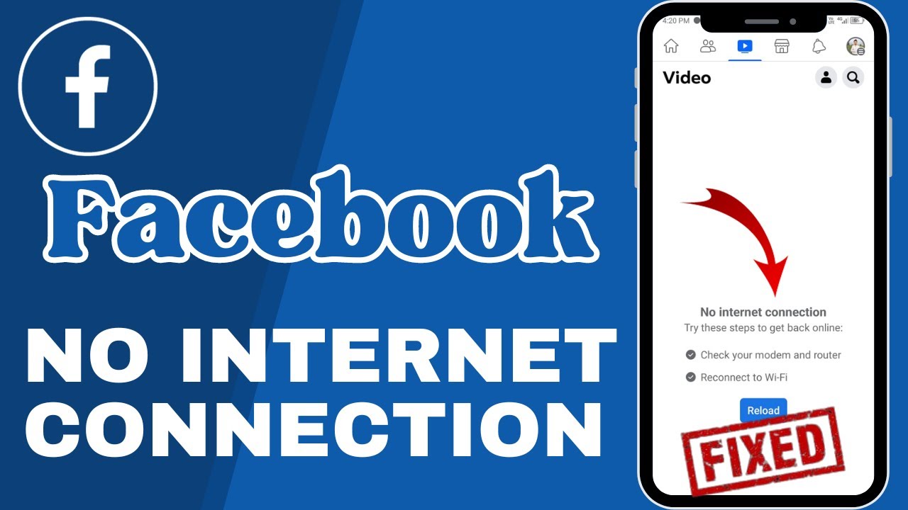 How To Fix Facebook No Internet Connection Problem - YouTube