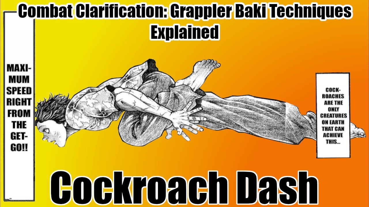 Grappler Baki Techniques Explained: Cockroach Tackle - YouTube