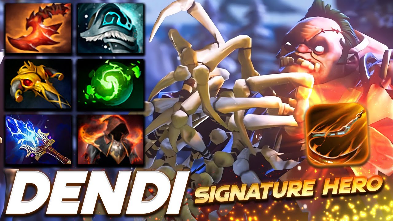 DENDI PUDGE - Signature Hero - Dota 2 Pro Gameplay [Watch & Learn] - YouTube