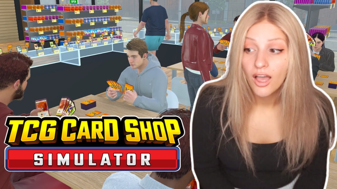 Getting ready for my IRL Card Shop with TCG Card Shop Simulator! - YouTube