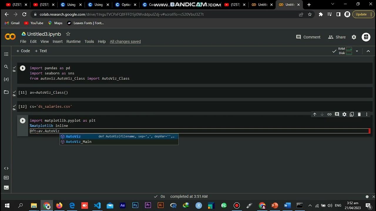 Auto Visualization using python | autoviz library - YouTube