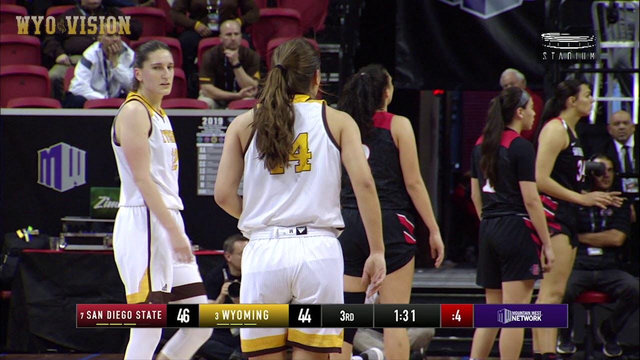 Wyoming WBB Highlights vs San Diego State (3-12-19) - YouTube