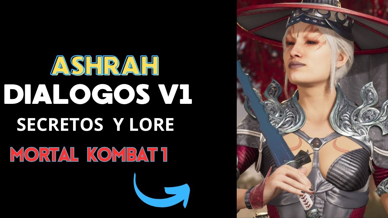 ASHRAH | MORTAL KOMBAT 1 | Diálogos I LORE ESPAÑOL LATINO #mk1 - YouTube