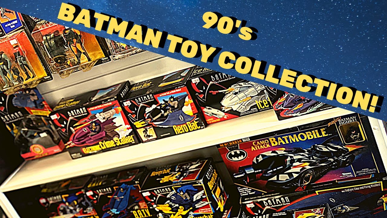 Our Biggest Ever 90s Batman Toy Collection! (CARDED FIGURES AND SEALED ...