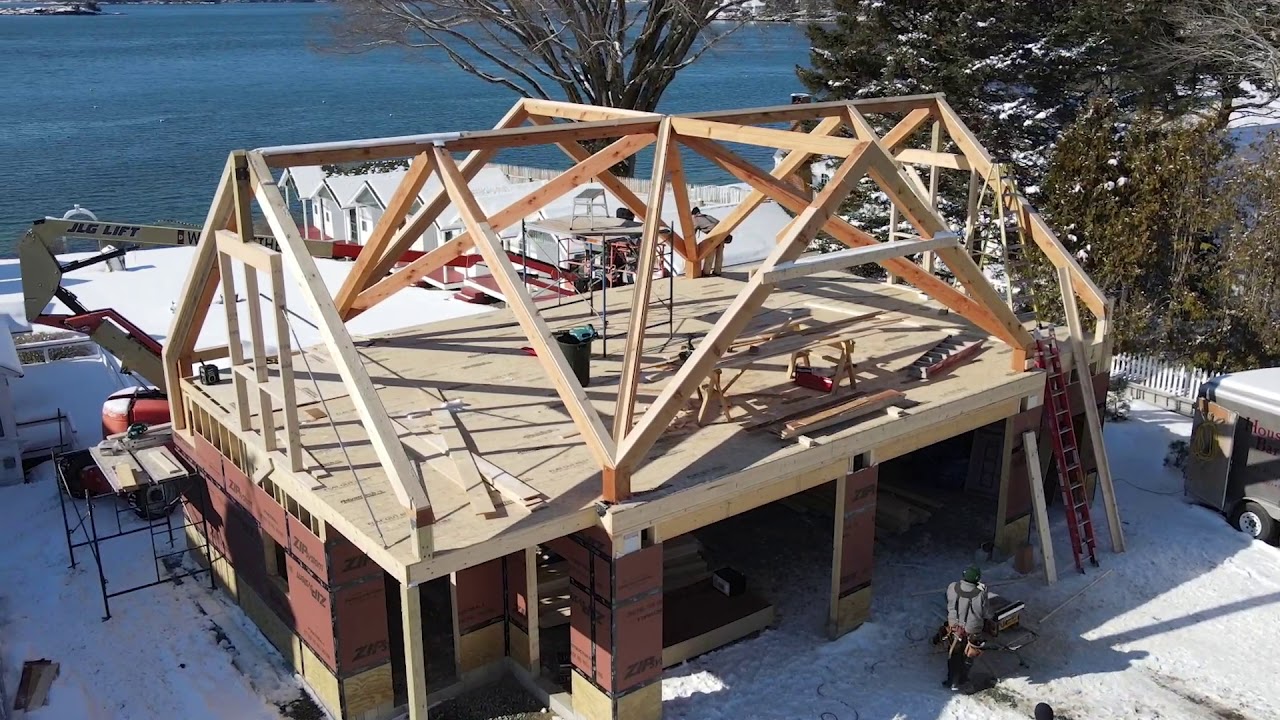 Crossed Gabled Roof System – Coming together at the Peak. - YouTube