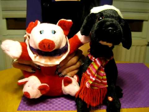 Funny jingle bells puppets - YouTube