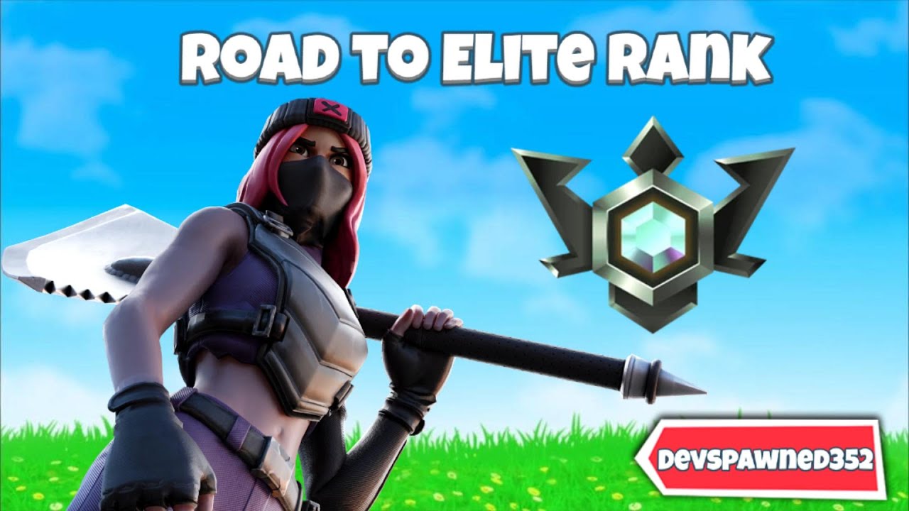 Fortnite road to elite rank - YouTube