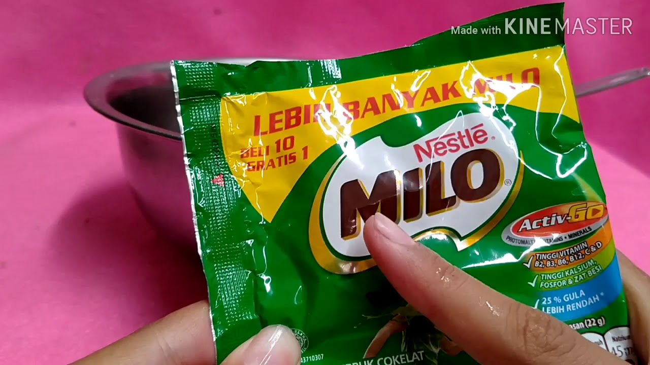 Cara Membuat Bubur Wafer Milo - YouTube