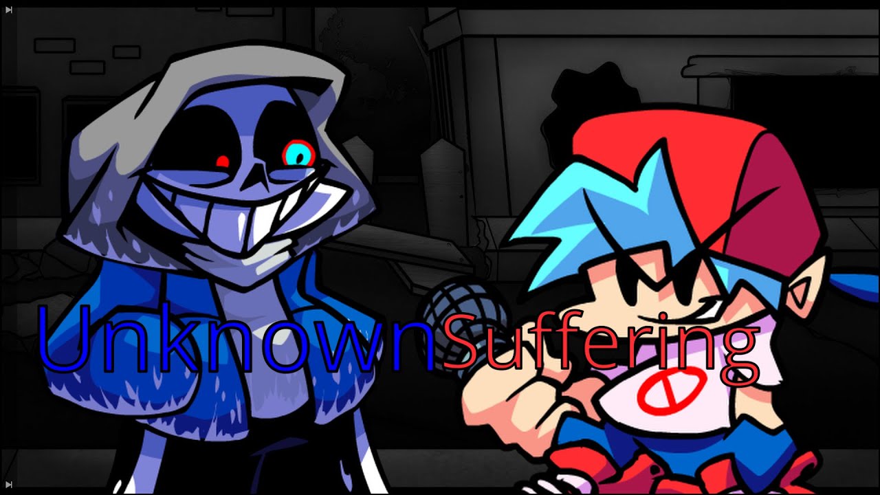 FNF Unknown Suffering But Dust Sans sing it ( Unknown Suffering cover ...
