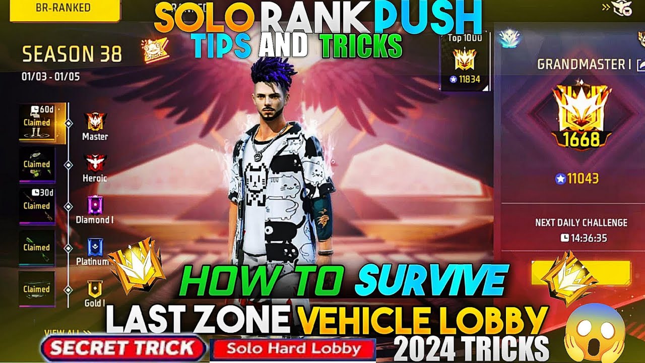 Solo Rank Push Tips And Tricks In Free Fire | How To Survive Last Zone ...