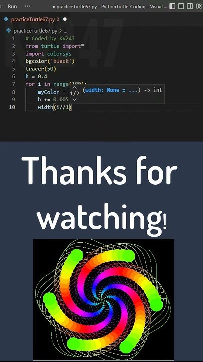 Python Turtle Graphic Design Beginners Python Turtle Pythonprogramming Short Shorts Youtube