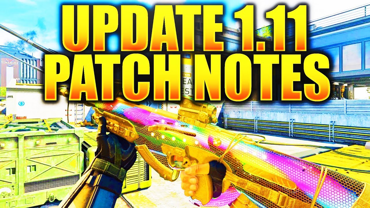 *NEW* COD BO4 UPDATE 1.11 PATCH NOTES - ZERO SPECIALIST NERF + MORE ...