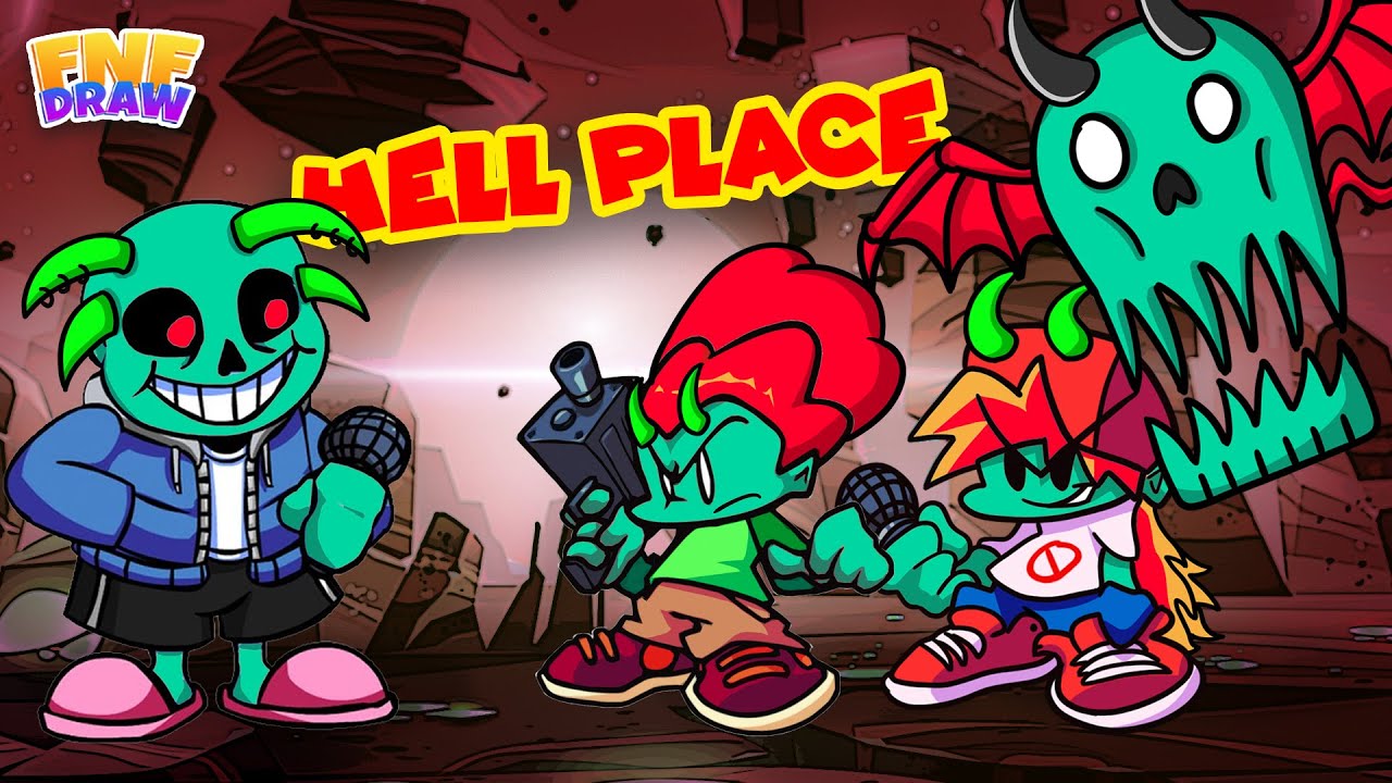 Friday Night Funkin Boyfriend Hello Pico | FNF Draw - YouTube