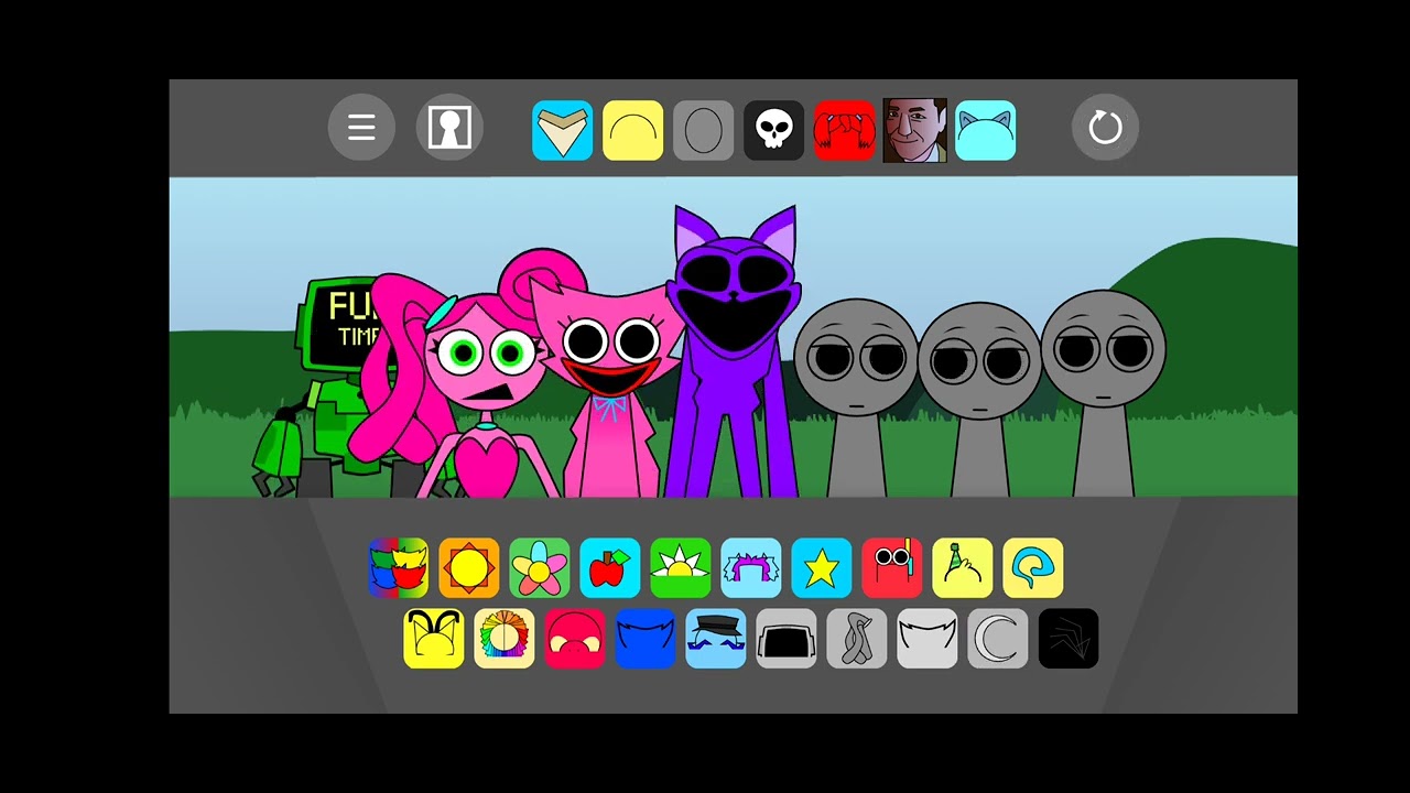 sprunki Popy playtime retake - YouTube