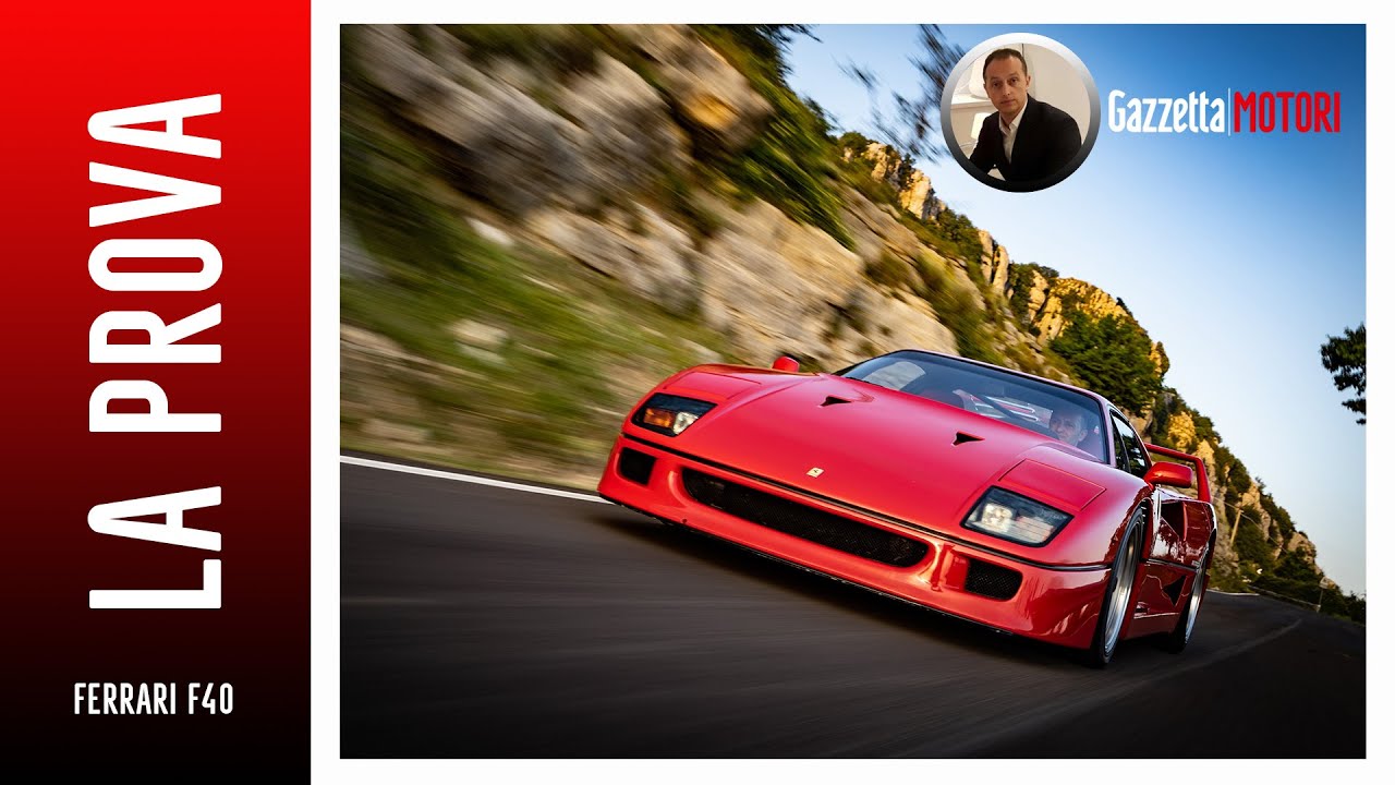 Ferrari F40: alla riscoperta delle emozioni | PROVA AUTO - YouTube