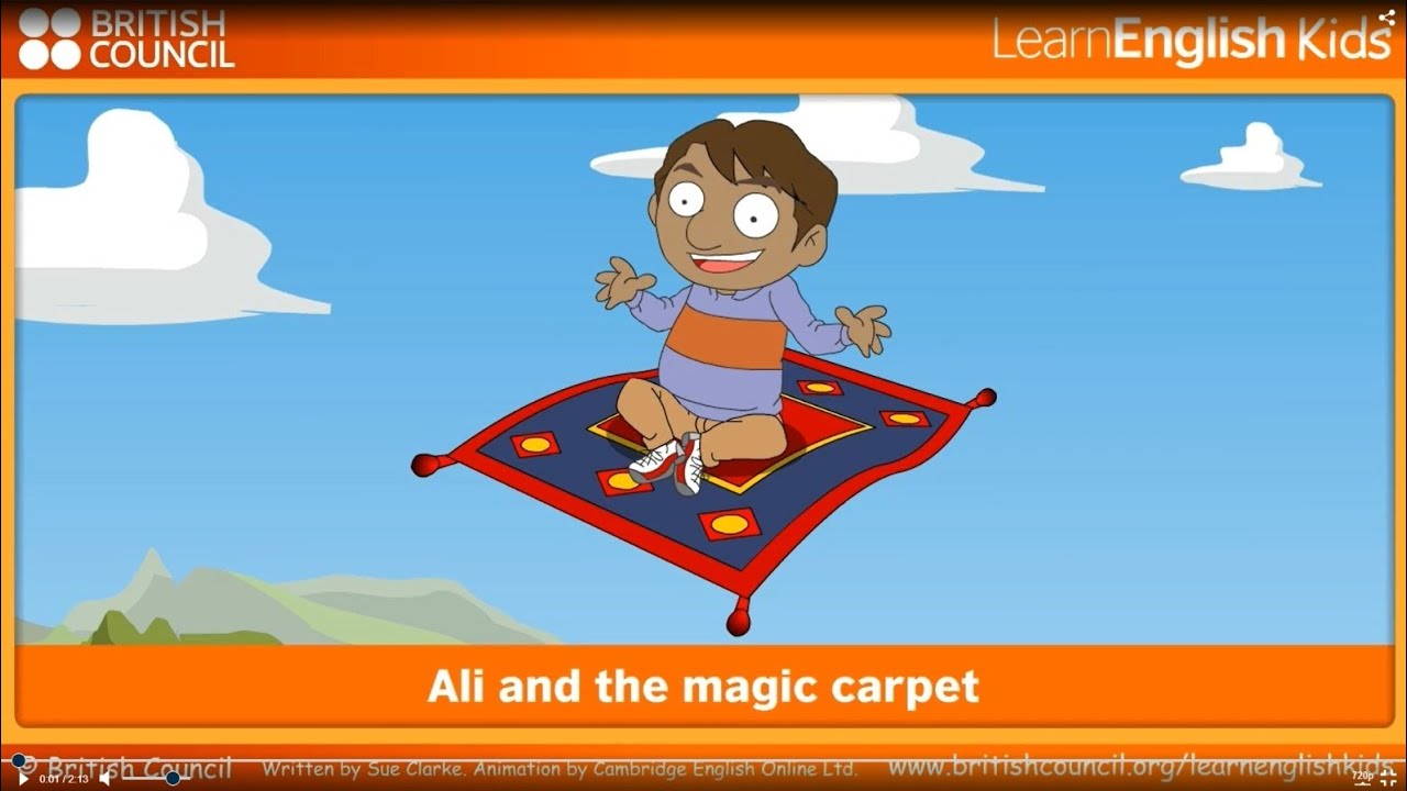 Ali and the magic carpet | short story - YouTube