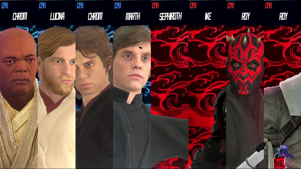 The Jedi Vs The Seth - Super Smash Bros Mods - YouTube