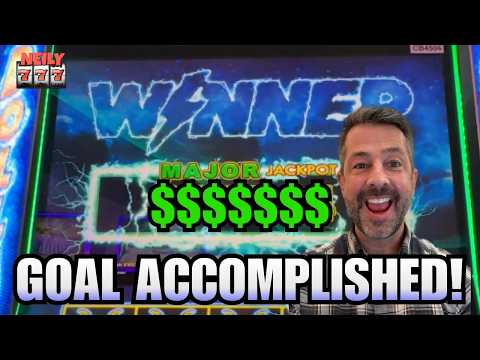 OMG THIS MASSIVE WIN SCARED ME A LITTLE! MAJOR JACKPOT on DOLLAR STORM SLOT MACHINE!