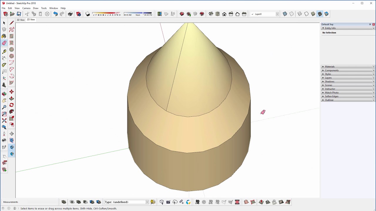 SketchUp Beginner Tutorials - Geometric Shapes - YouTube