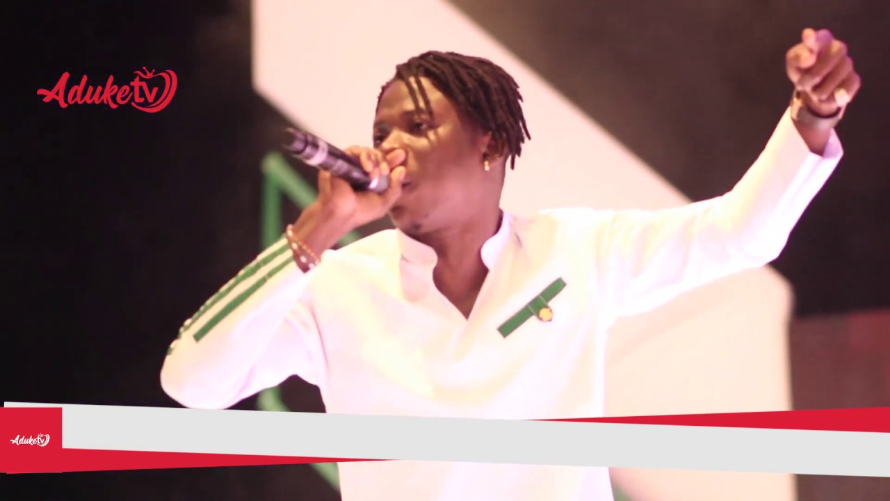 Stone Boy Thrills fans, Light up Lagos Concert - YouTube