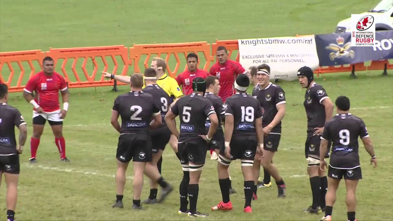 New Zealand Defence Force vs Tonga Defence Service IDRC QF Highlights ...