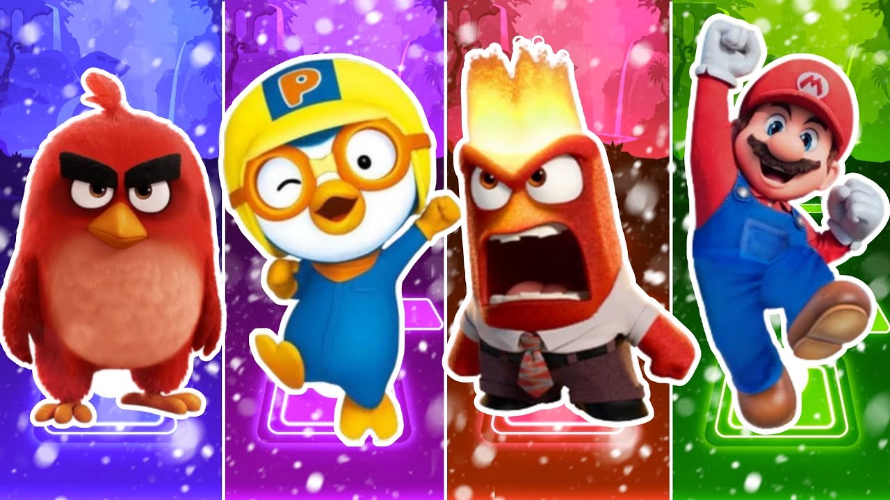 The Angry Birds Movie 🆚 Pororo 🆚 Inside out 2 🆚 Super Mario x Coffin ...