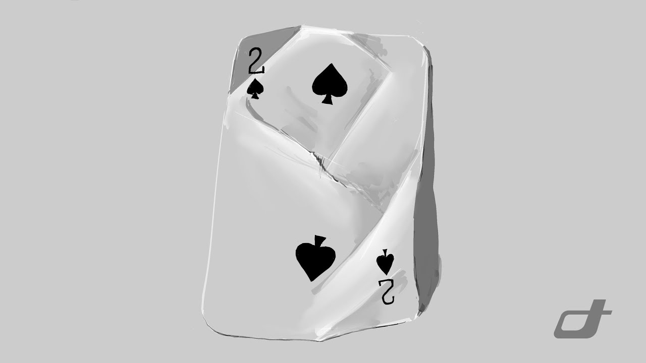 Digital Art Showcase: Creating a Crumpled Card Drawing on iPad with ...