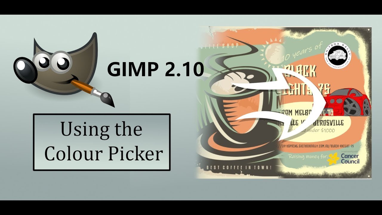 GIMP Using The Colour Picker YouTube GIMP Using The Colour Picker YouTube