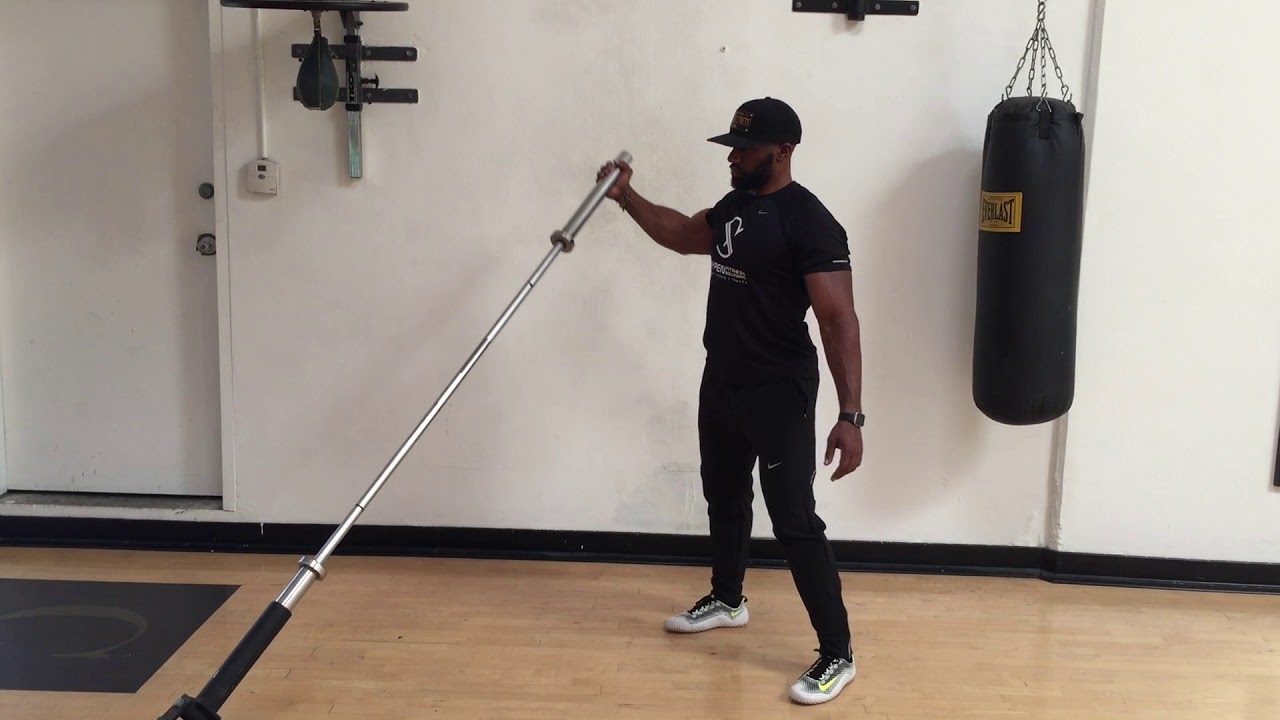 Landmine Upper Chest Flys - YouTube