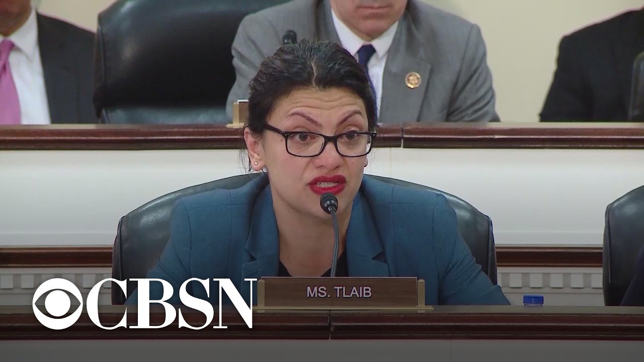 Rep. Rashida Tlaib breaks down in tears at hearing on white supremacy ...