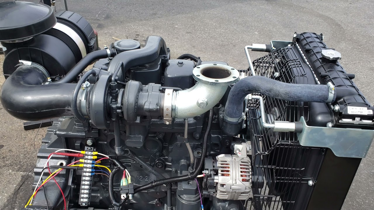 FPT/Iveco N45 turbo diesel straight piped - YouTube