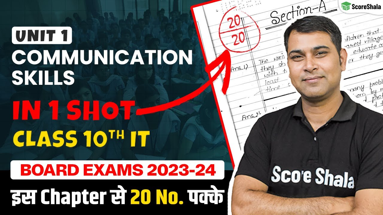 Unit - 1 Communication Skills Full Chapter in One Shot - Class 10th ...