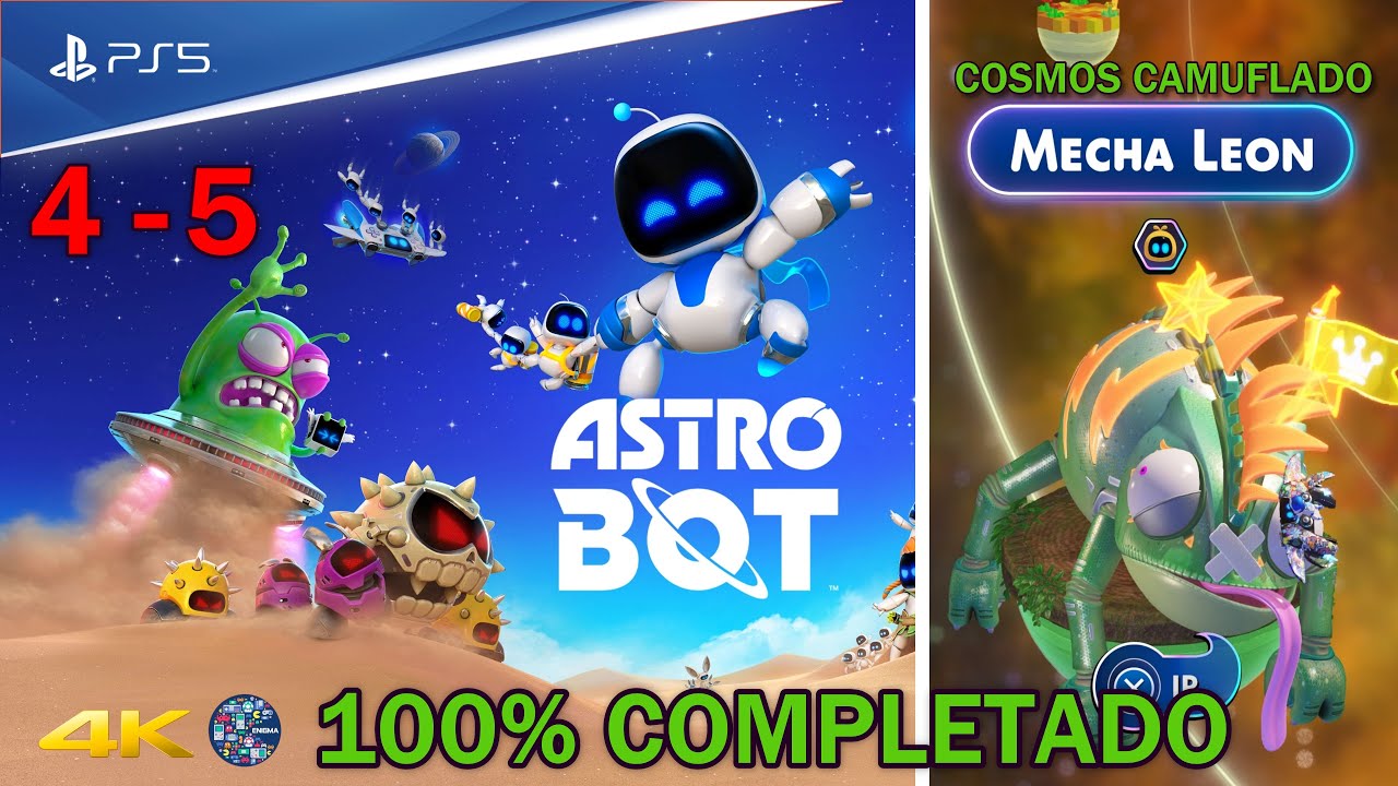 ASTRO BOT 4 - 5 COSMOS CAMUFLADO - MECHA LEÓN (BOSS LEVEL) 100% ...