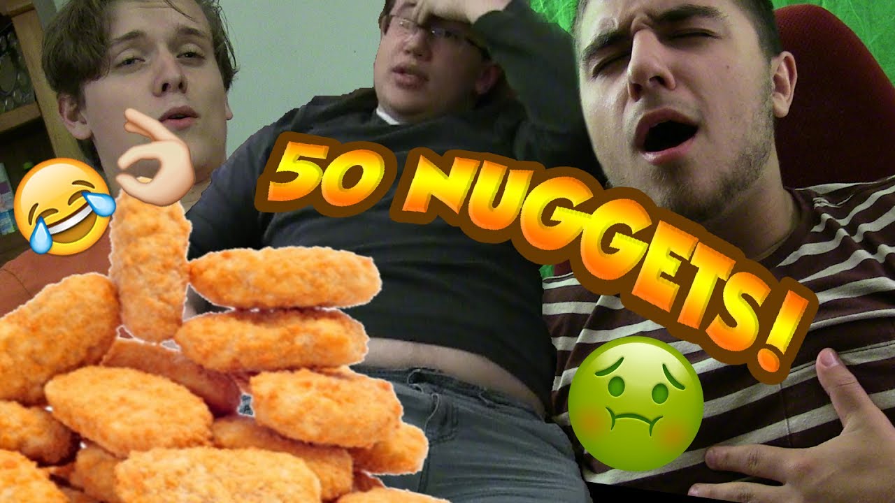 50 CHICKEN NUGGET CHALLENGE!!! (SUPER GROSS)(PUKE WARNING!!) - YouTube
