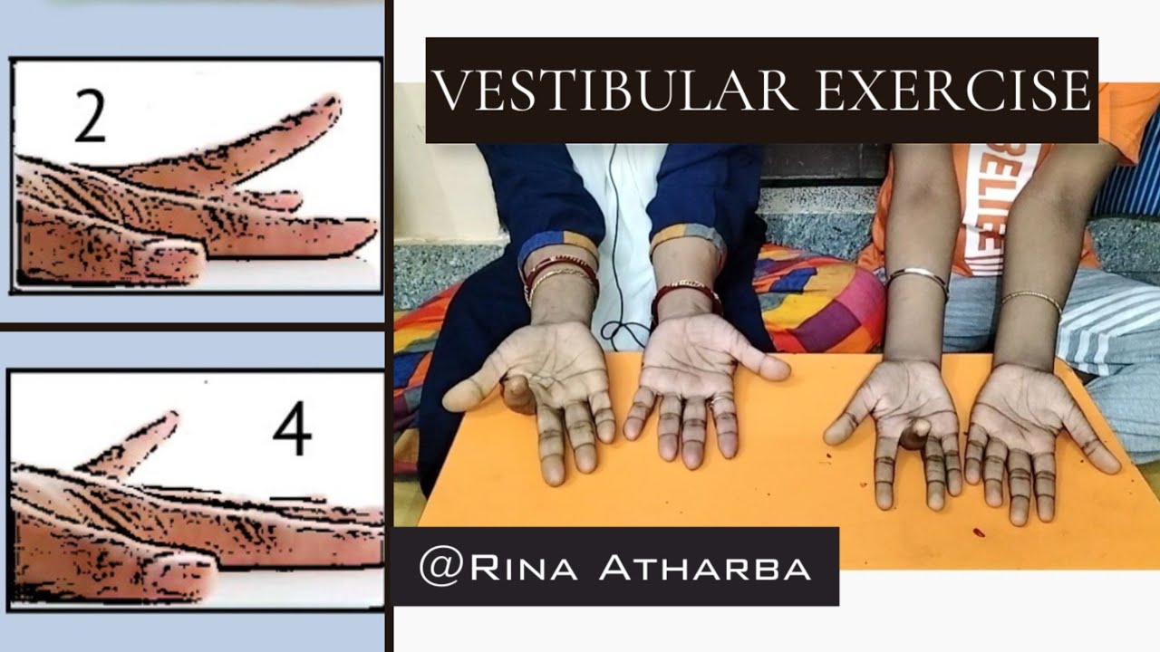 Finger Vestibular Exercises | vestibular exercises for Autsim at Home ...