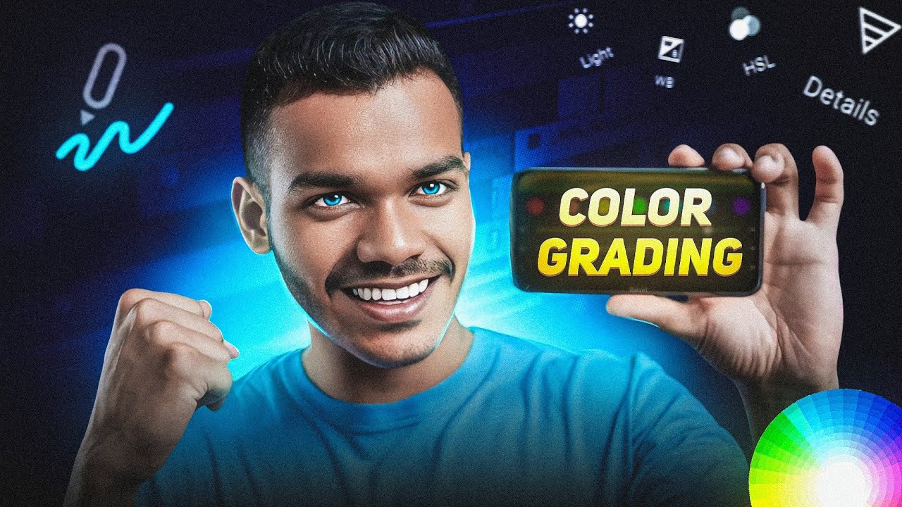 How to cinematic color grade video With MOBILE - YouTube