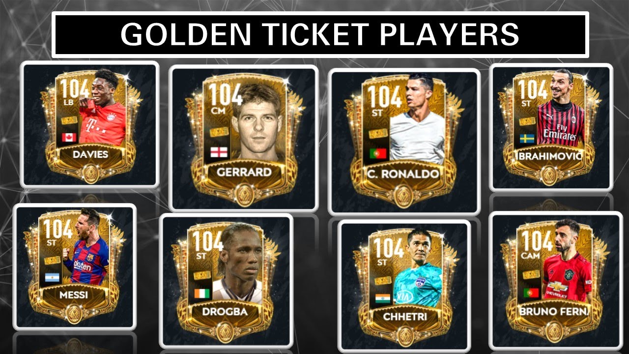 FIFA Mobile Golden Ticket Players | Who is the best player in this ...