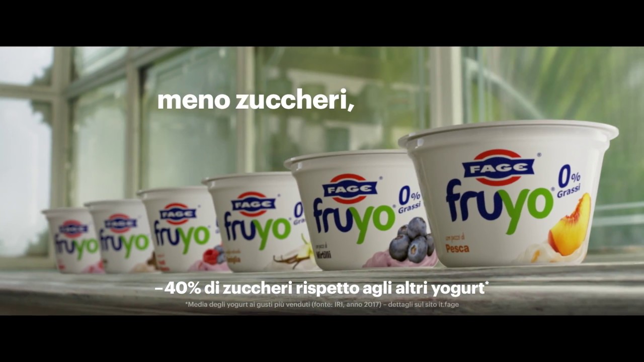 FAGE Fruyo: meno zuccheri, più gusto "Cosa?" - YouTube