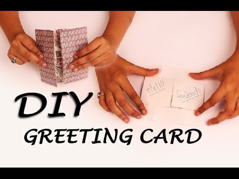 How To DIY Creative Greeting Cards | DIY Greeting Card Tutorial - YouTube