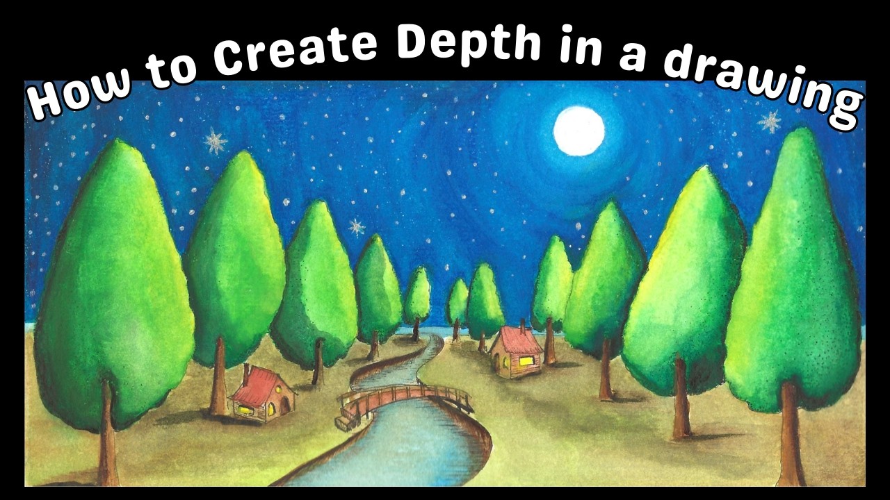 The Proven Techniques to Create DEPTH in Landscape Art | Step-by-step ...