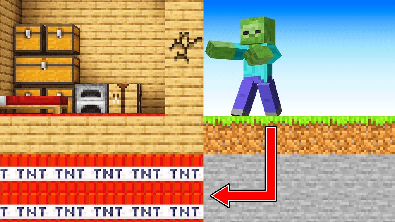 64 Ways to Kill a Zombie in Minecraft! - YouTube