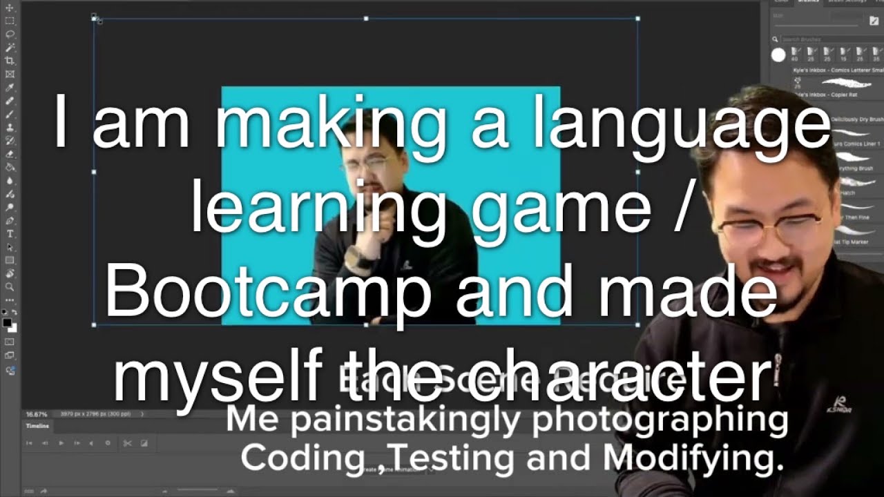 I am making a language learning game /Bootcamp and made myself the ...
