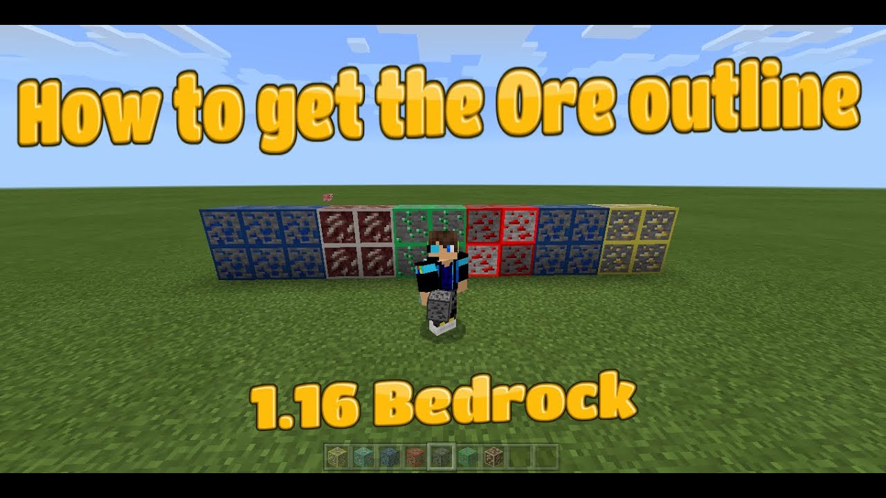 How to get Ore outline texture pack/Windows 10 Bedrock free for PVP and ...