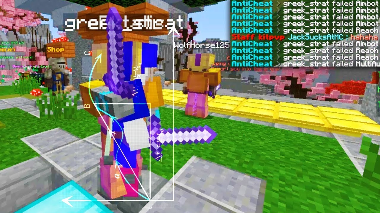 This hacker went AFK on my Minecraft server with Kill Aura - YouTube