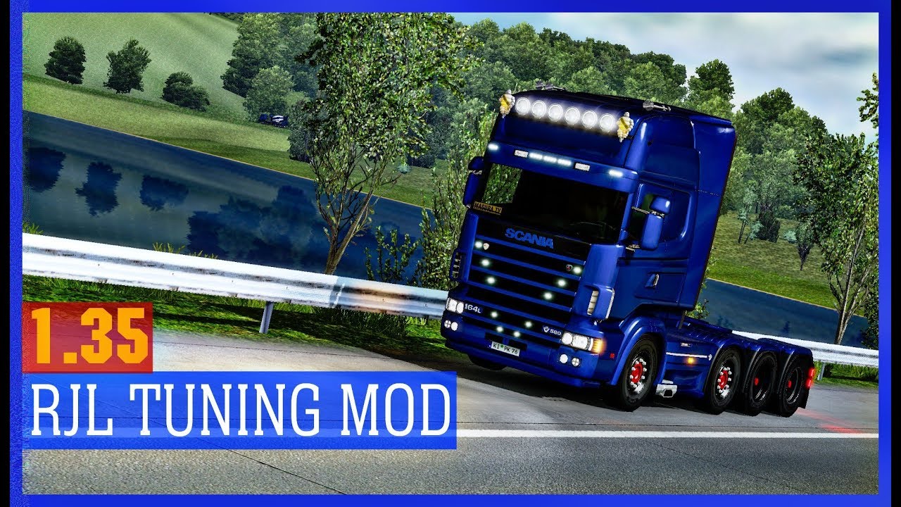 [1.35] Scania // RJL TUNİNG MOD - Euro Truck Simulator 2 Mods - YouTube