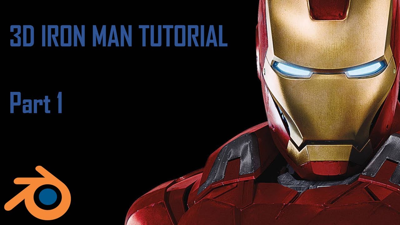 The EASY way to create IRON MAN in Blender! PART 1 - YouTube